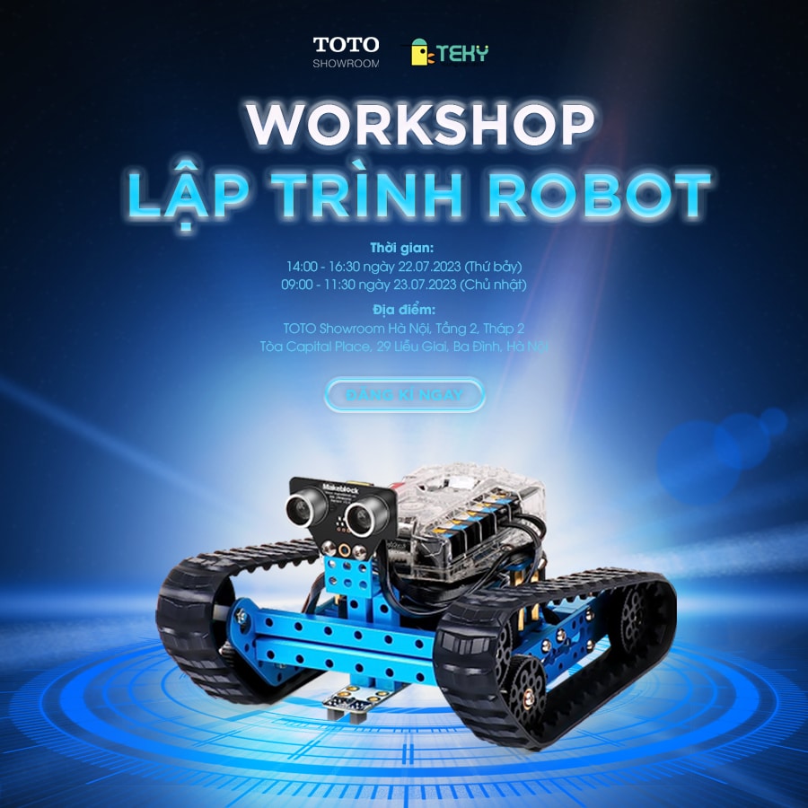 [TEKY X TOTO] WORKSHOP LẬP TRÌNH ROBOT: BÉ TRỞ THÀNH LẬP TRÌNH VIÊN ...