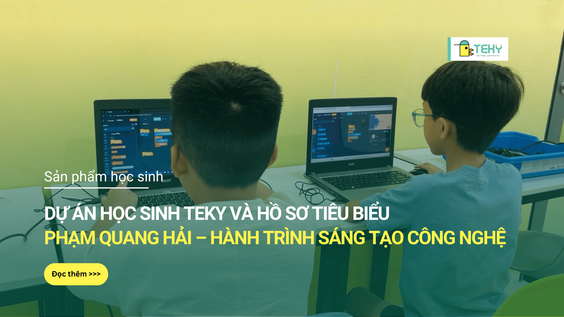 Dự án học sinh Teky - Sáng tạo bằng phần mềm Codekitten