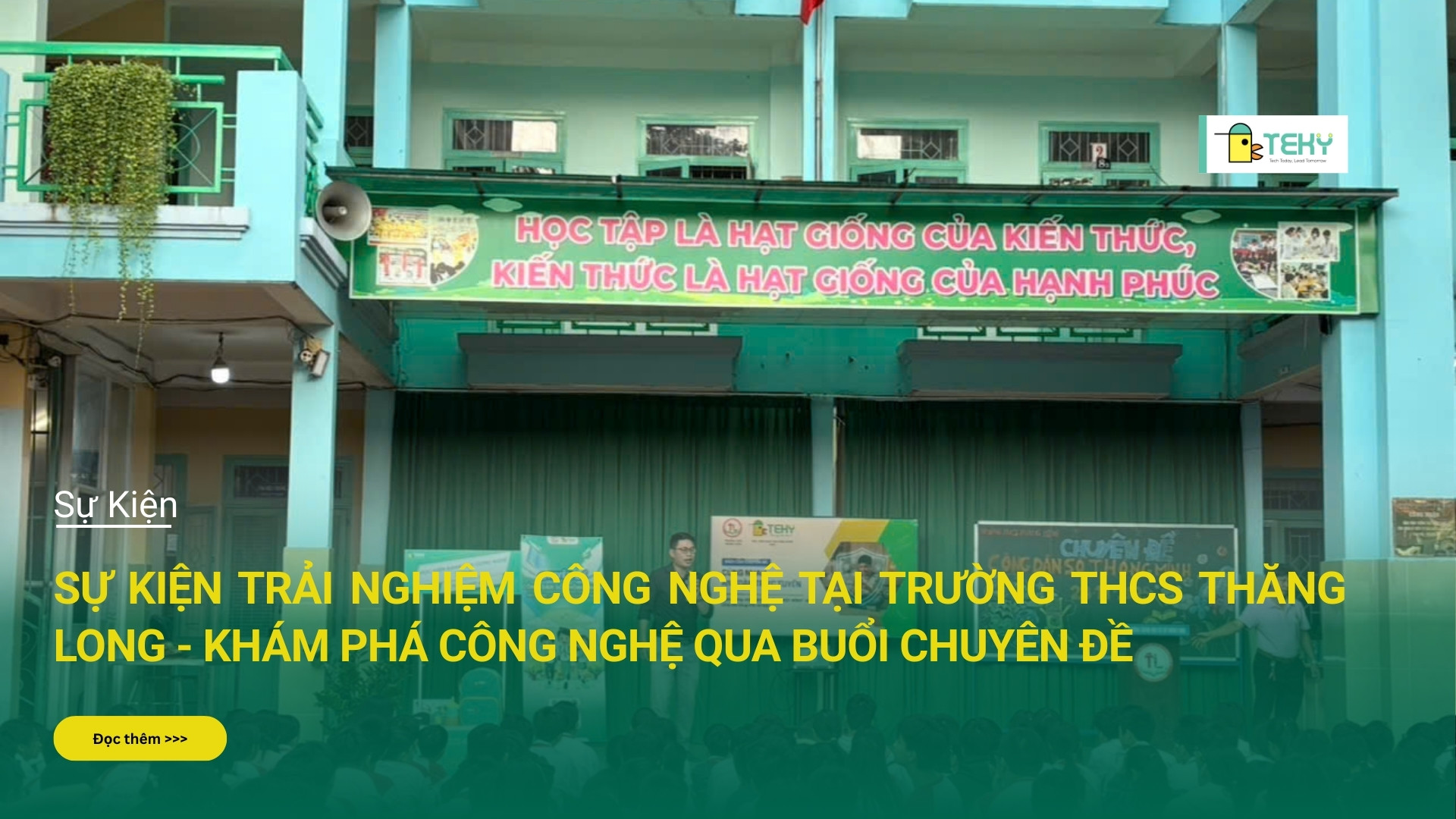 Sự kiện trải nghiệm công nghệ tại Trường THCS Thăng Long - Khám phá ...